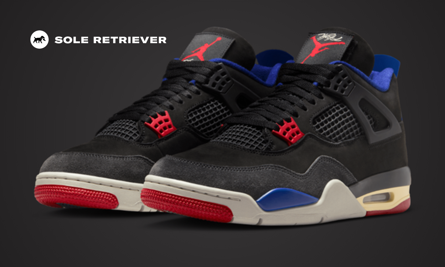 The Air Jordan 4 Rare Air Black Deep Royal Blue Releases July 2025