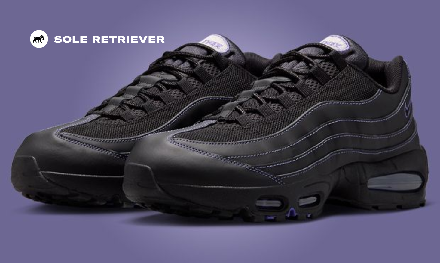 The Nike Air Max 95 OG Black Persian Violet is Available Now