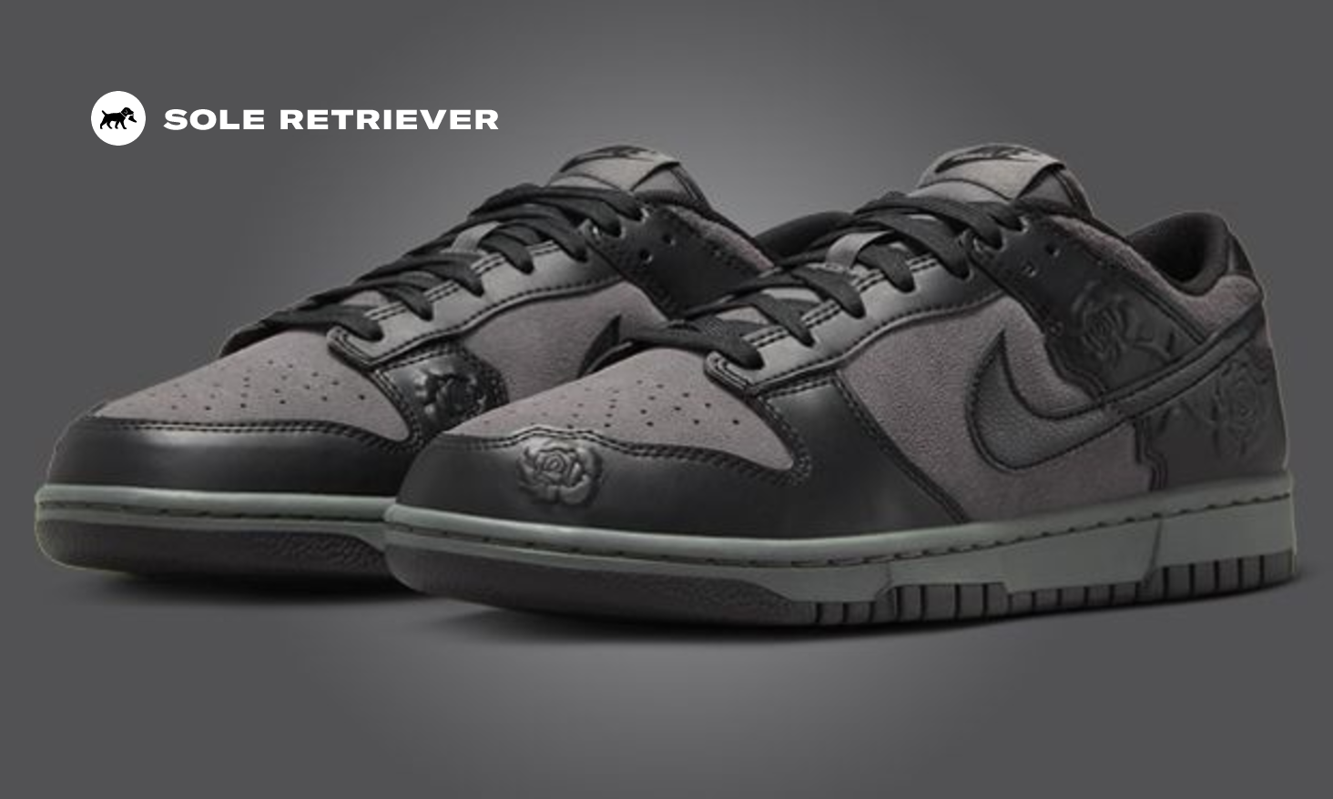 The Nike Dunk Low Black Roses is Available Now