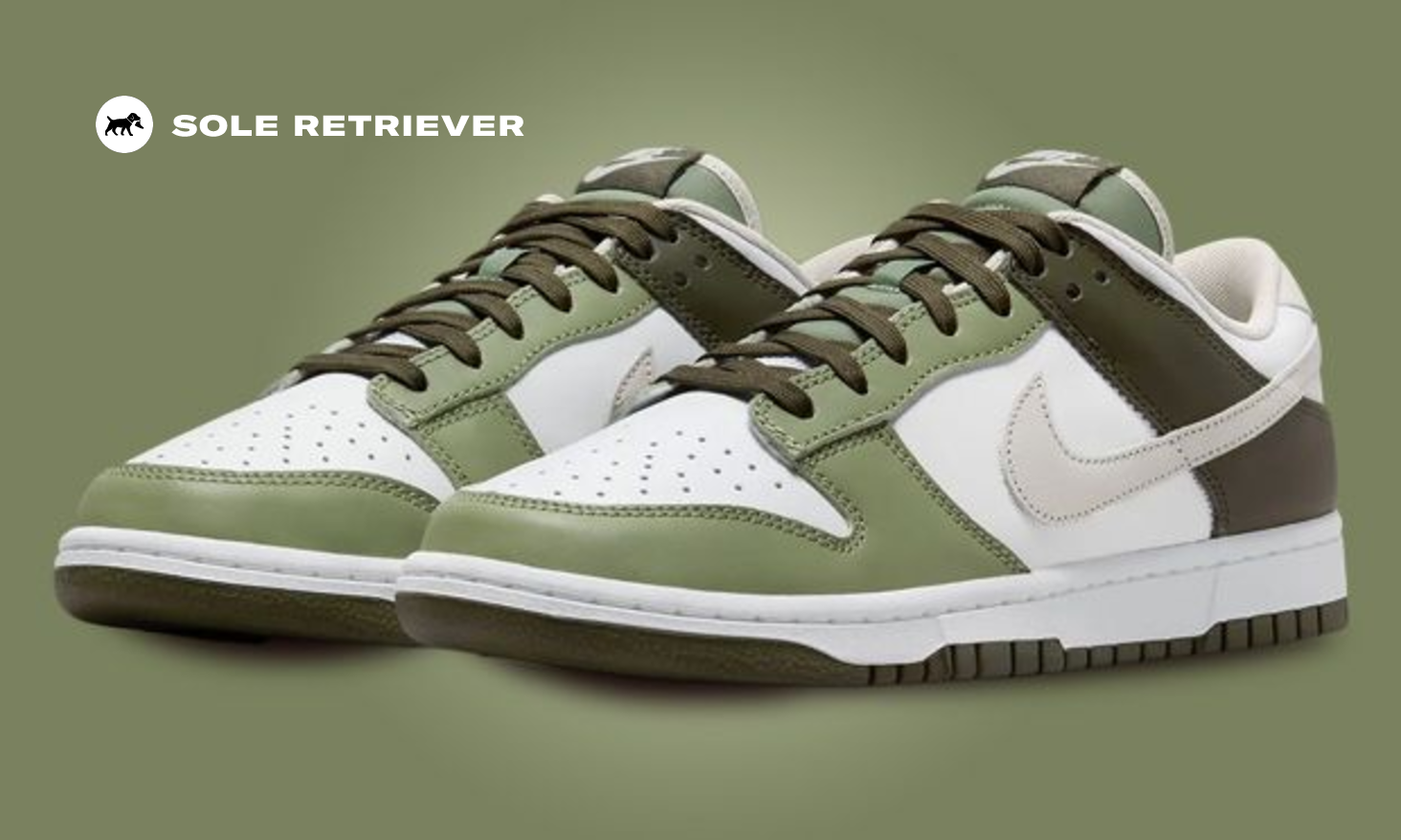 Earthy Shades Grace the Nike Dunk Low White Oil Green Cargo Khaki