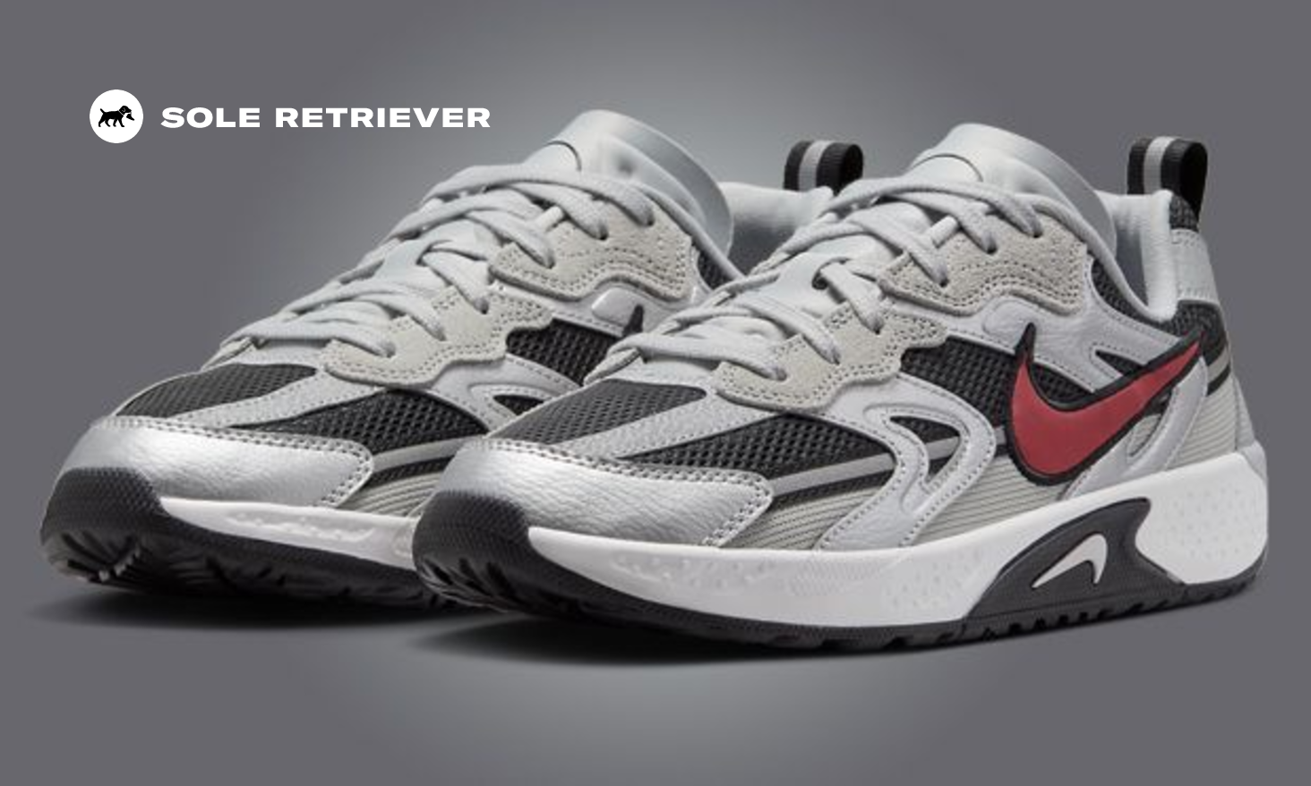 The Nike Jam Metallic Silver University Red Releases Spring 2025