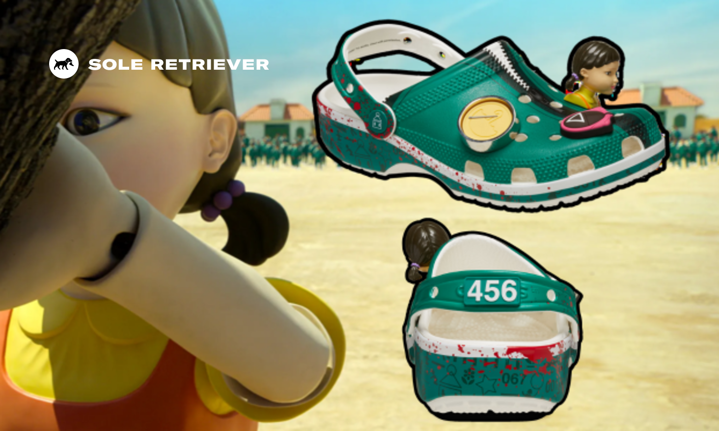 The Squid Game x Crocs Classic Clog Releases in 2024